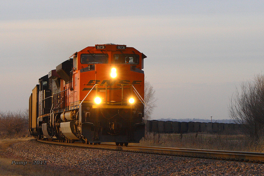 Eastbound BNSF Loaded Coal Train